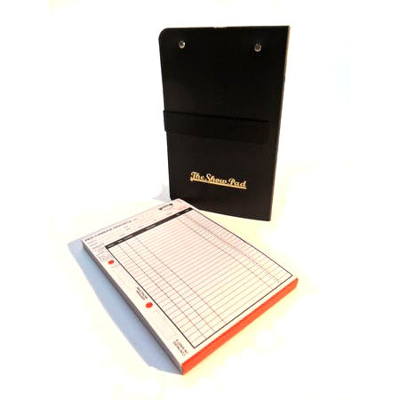 The Show Pad Folder for A5 Camera Reports Show Pads — KEL - PLS