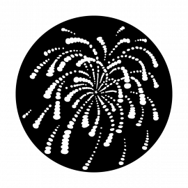 Metal Gobo - Single Fireworks Natural — KEL - PLS