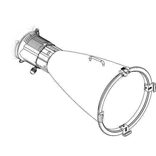 Strand Leko / Acclaim LITE 5° Lens Tube Only, Black — KEL - PLS